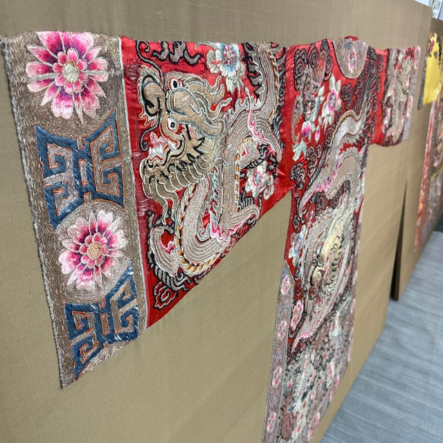 19th Century Dragon Kimono Robe for Chinese Theater | Chairish