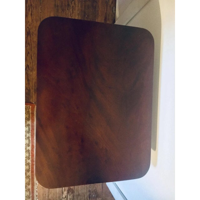 19th Century Early American Mahogany Side Table | Chairish