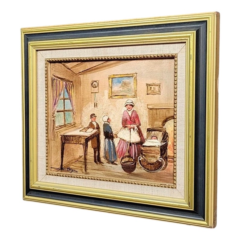 Michel Lensky, 1800s, Oil on Panel, Framed | Chairish