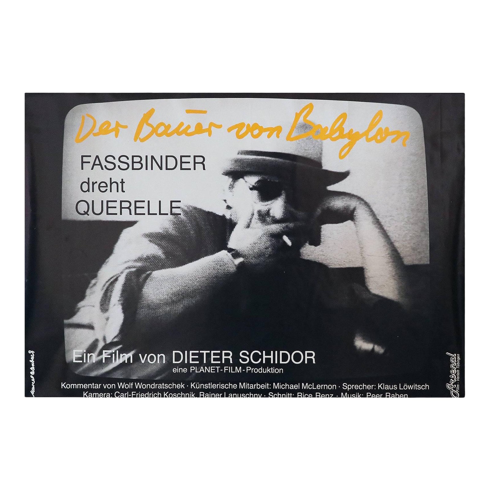 1982 The Wizard of Babylon R.W. Fassbinder Poster | Chairish