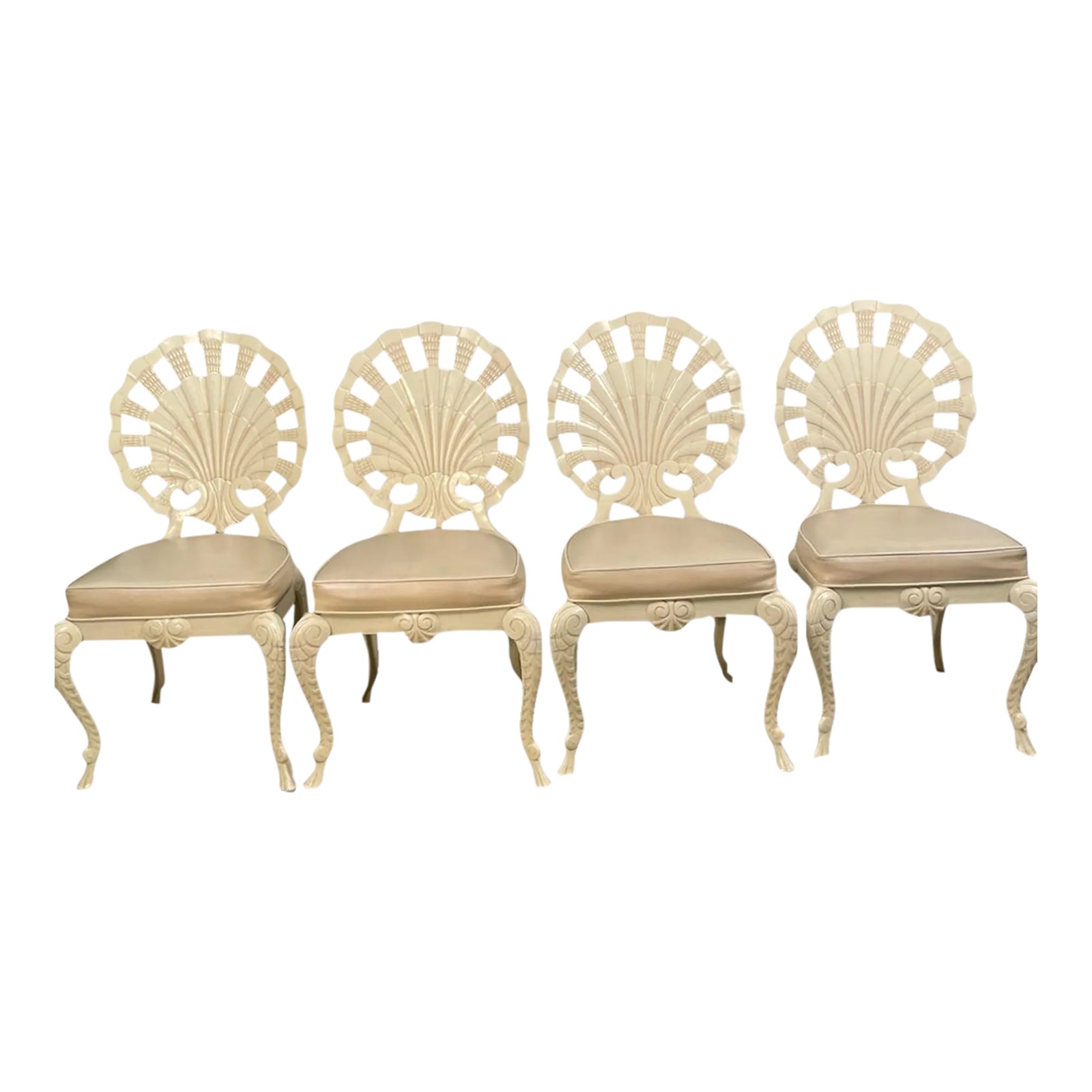 1950s Set of Four Grotto Chairs | Chairish