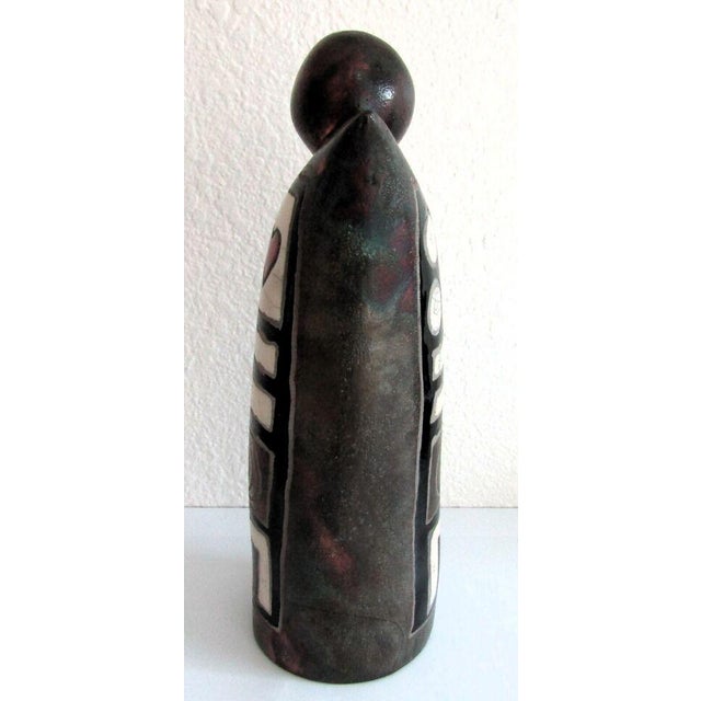 1980s Barbara Hertel Ceramic Spirit People Raku Studio Pottery | Chairish