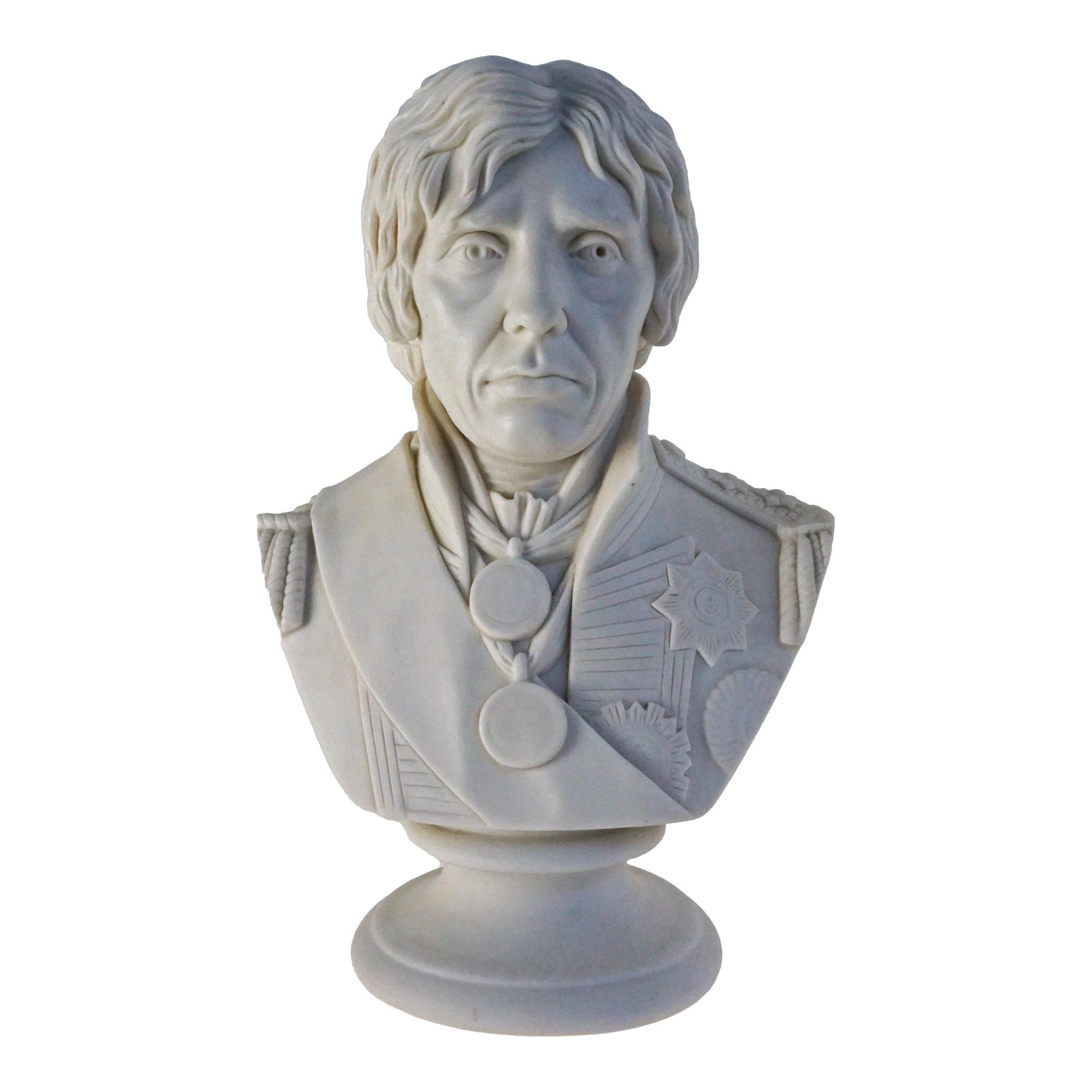Late 19th Century Horatio Nelson Parian Bust Joseph Pitts Bust ...