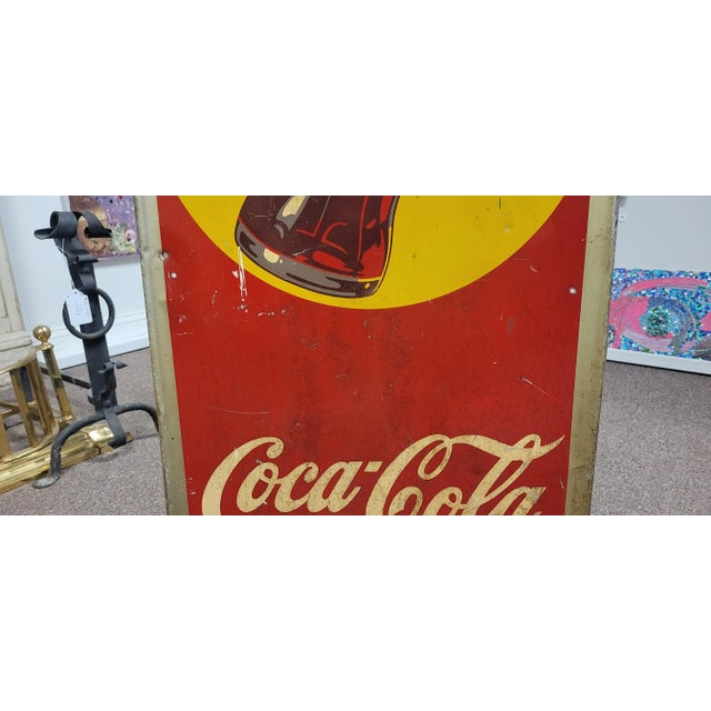 Vintage 1948 Have a Coke Coca Cola Metal Sign Made by R S Co. | Chairish