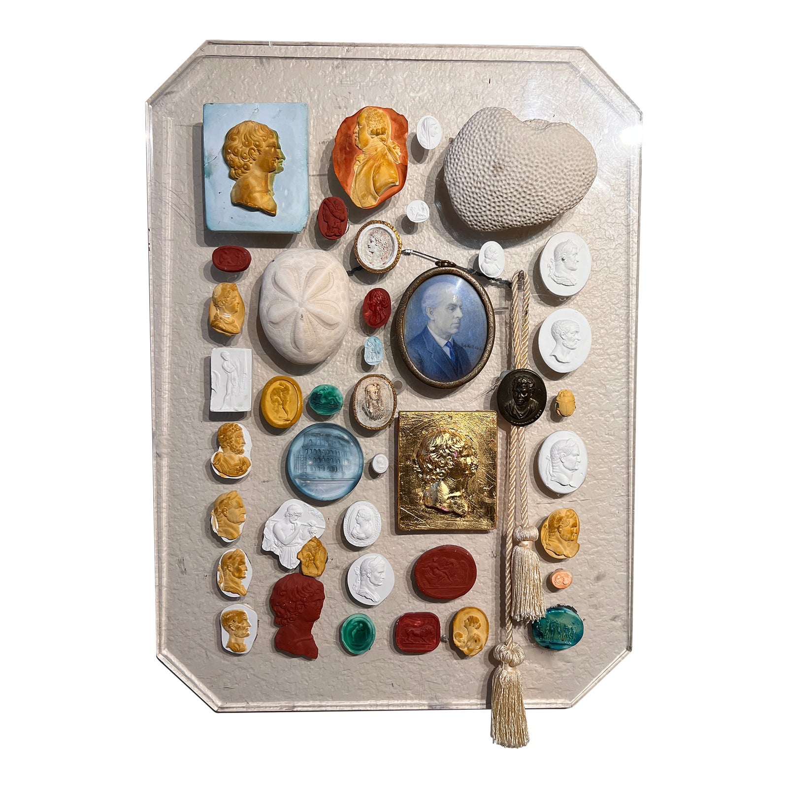 A Collection 19th Century Intaglios, Specimen Samples and Miniatures on ...