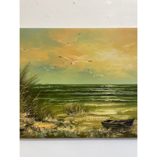 Ben Hampton Seascape Painting | Chairish