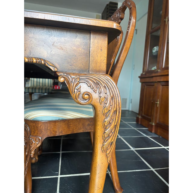 Vintage Baker Furniture Stately Homes Extendable Walnut Dining Table ...