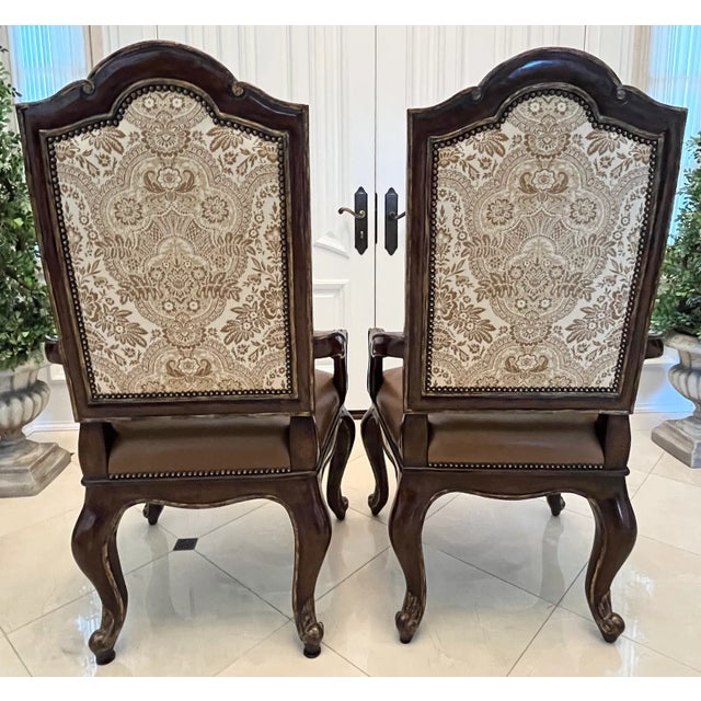 Marge Carson Bordeaux Arm Chairs- Set of 2 | Chairish