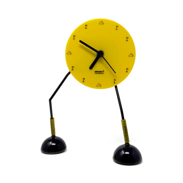 1980s West German Postmodern Desk Clock by Koziol | Chairish