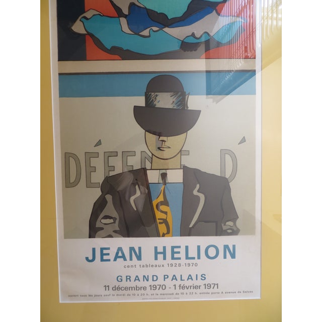 Poster Jean Helion Grand Palais 1970, Framed | Chairish