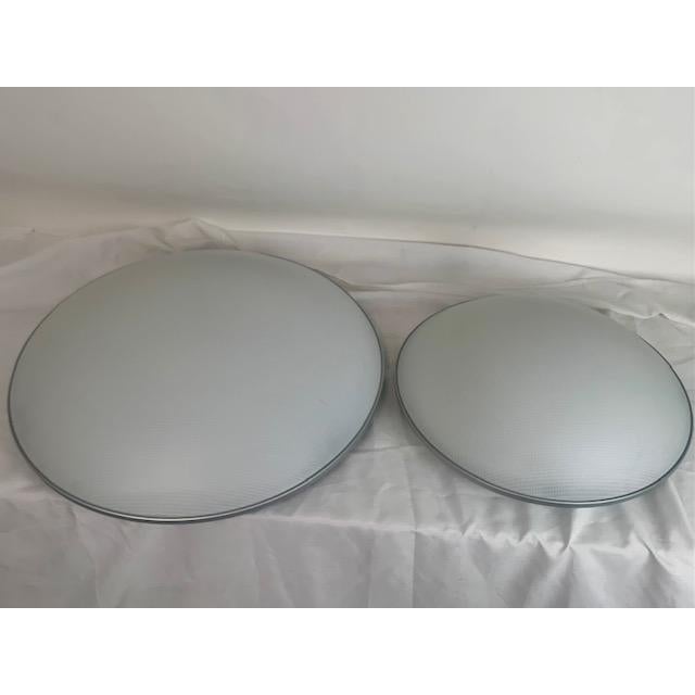 1970s Disk Flush Mount/ Wall Sconce Italian Light Fixture by Luceplan ...