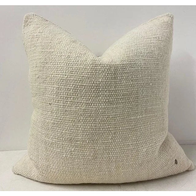 Nikko Hand Made Wool Pillow | Chairish