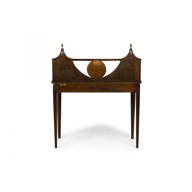 19th Century English Sheraton Style Mahogany Vanity | Chairish