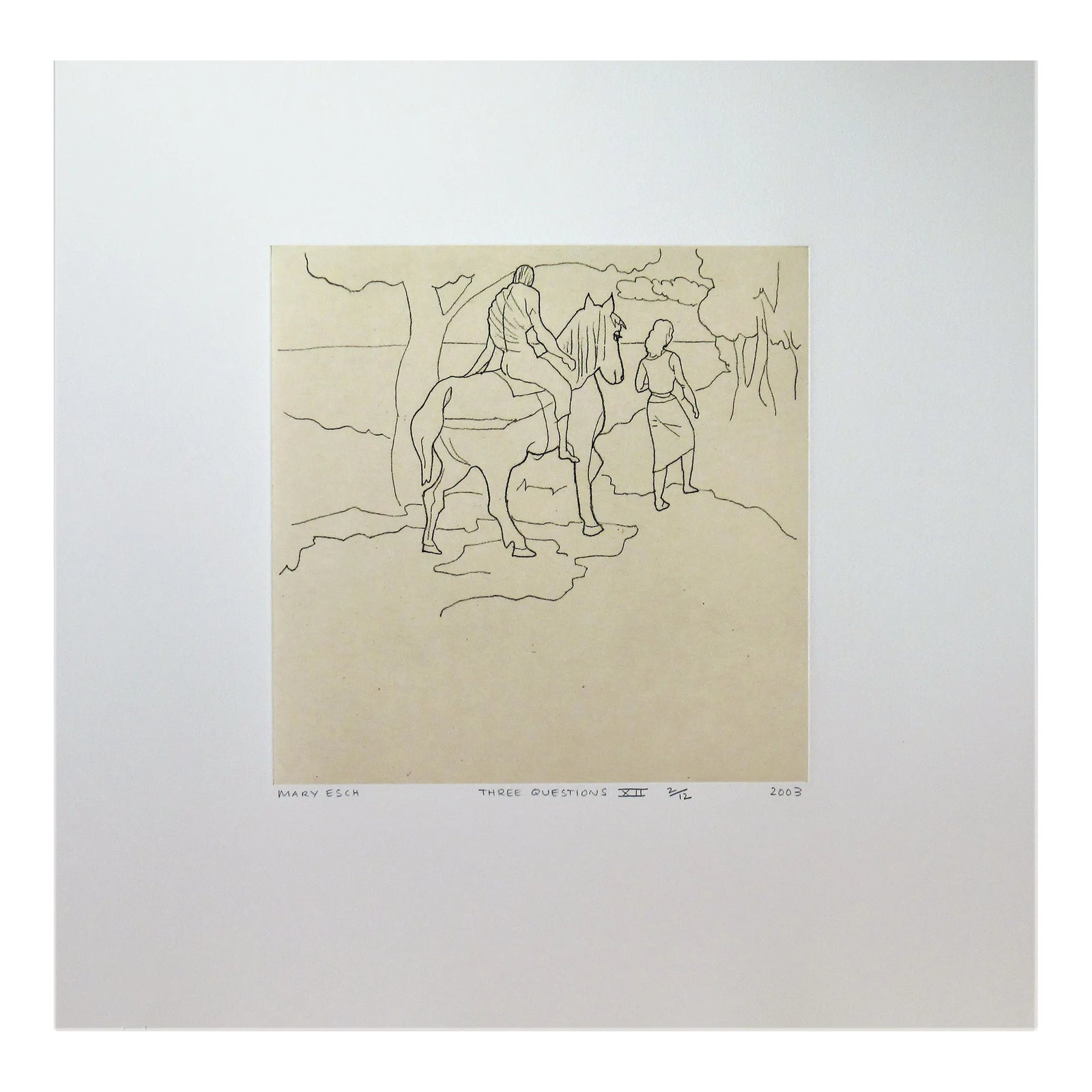 Mary Esch, Three Questions #XII, 2003 | Chairish