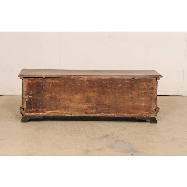 18th Century Italian Wooden Cassone on Paw Feet | Chairish