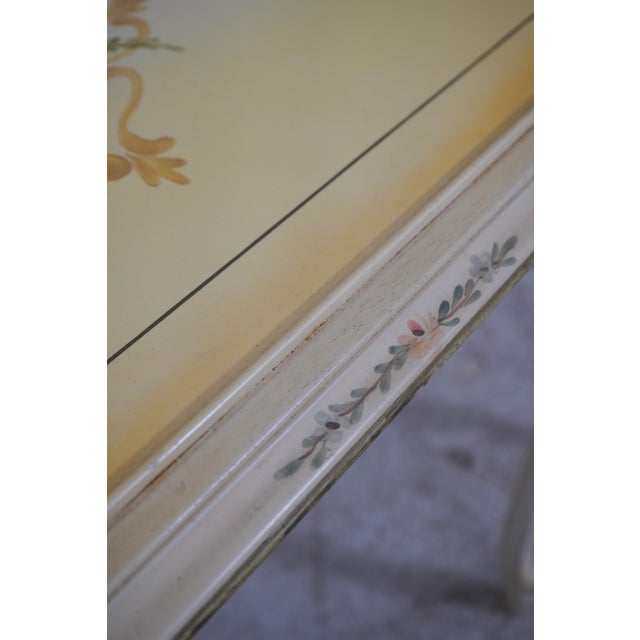 Italian Style Paint Decorated Nesting Stack Tables | Chairish