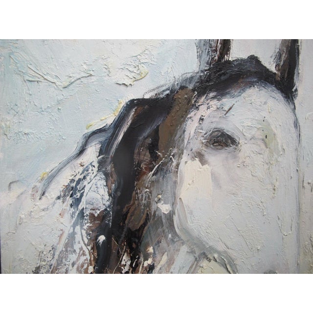 Theodore Waddell Montana Framed Sankey's Mare Horse Oil Encaustic ...