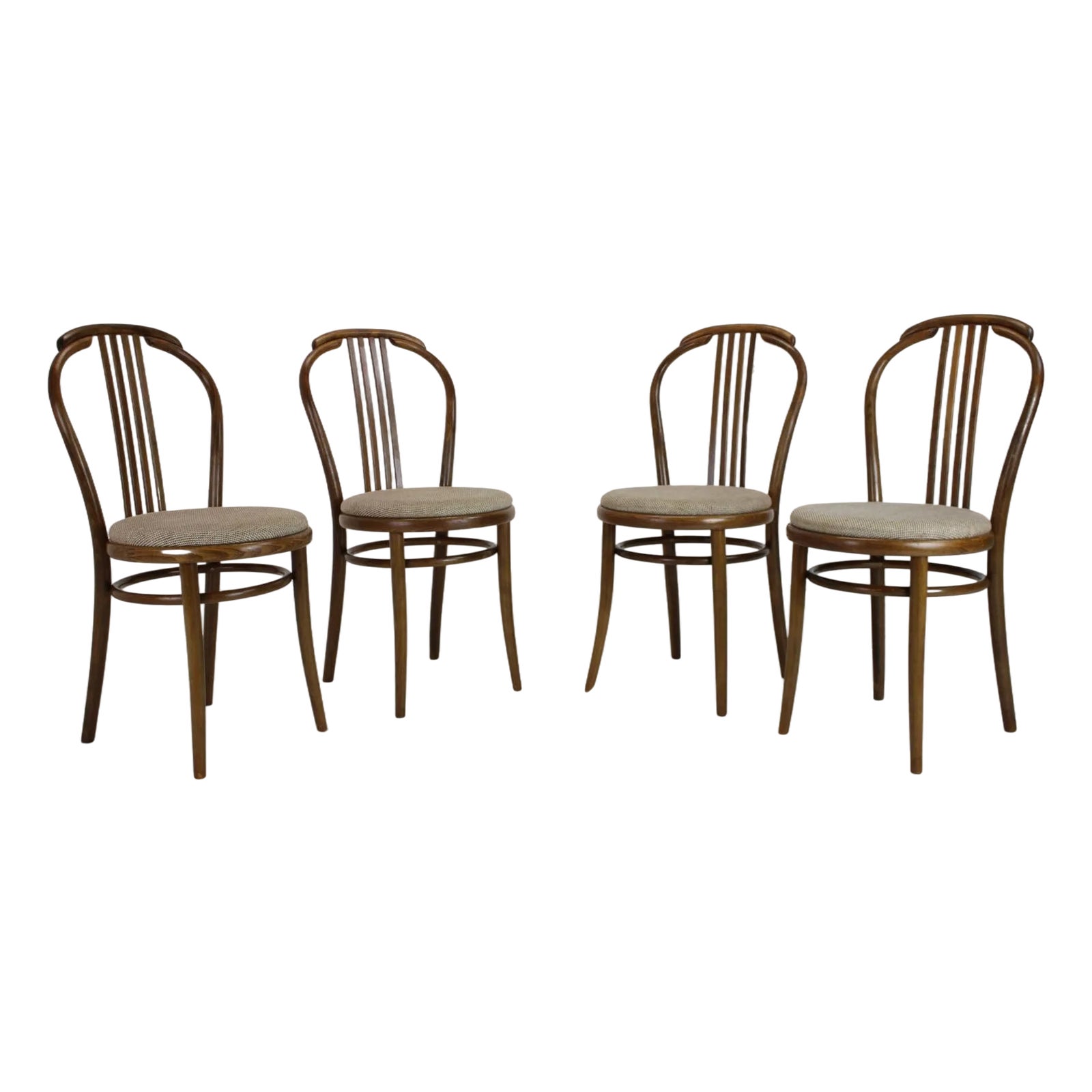 Dining Chairs by Ton, 1994, Set of 4 | Chairish