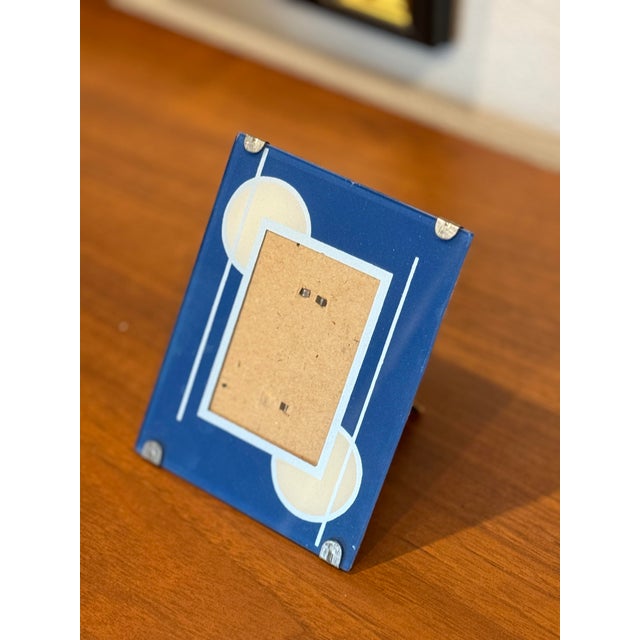 Art Deco Cobalt Blue Glass Picture Frame, Circa 1930s | Chairish