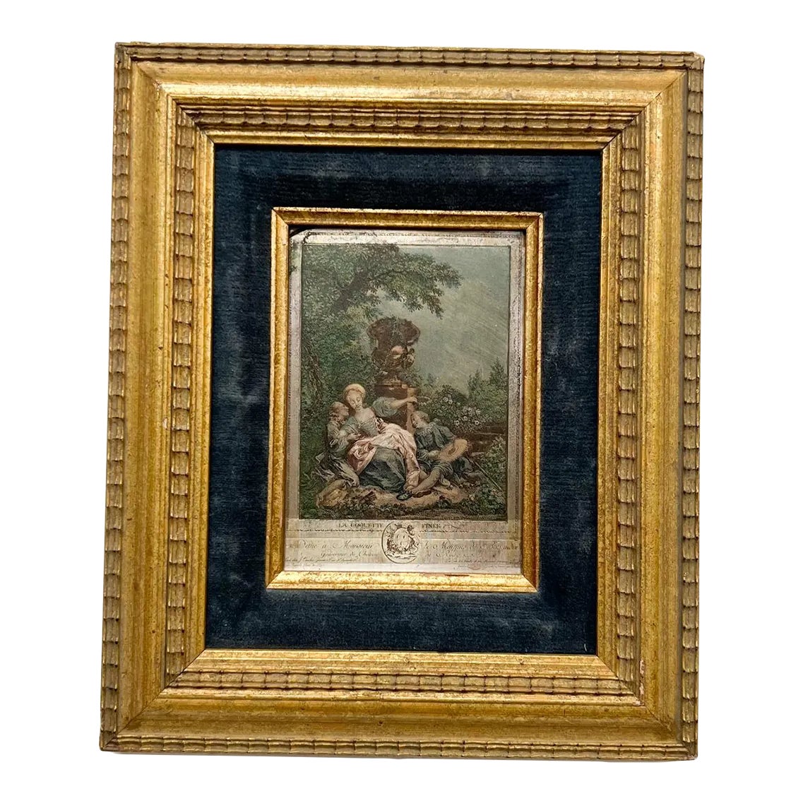 French Silverplate Vintage Art: La Coquette Fixee France | Chairish