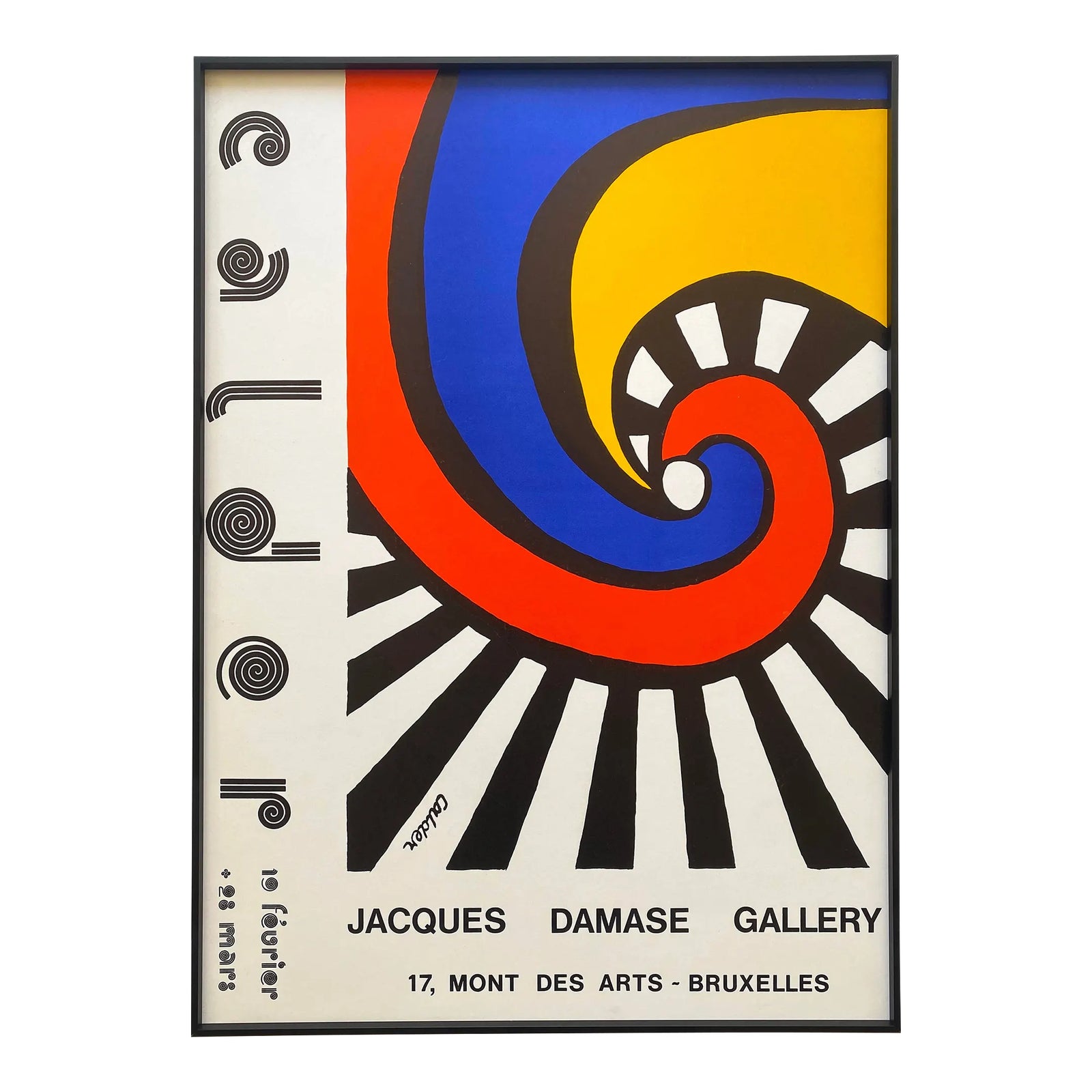 Alexander Calder Vintage 1970 Mid Century Modern " Spirale " Fine Art ...