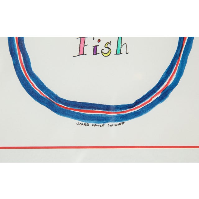 "The Lenormand Fish" Original Tarot Card Watercolor by Janie Kruse ...