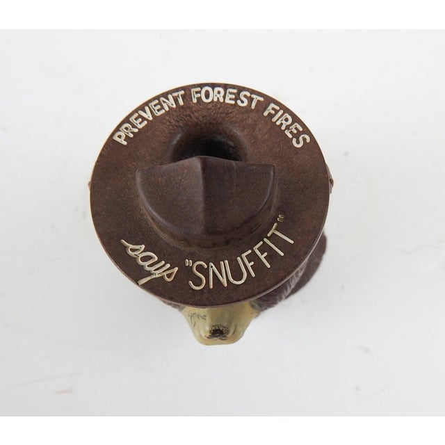 Vintage 1960s Smokey the Bear Snuffit Magnetic Dashboard Ashtray | Chairish