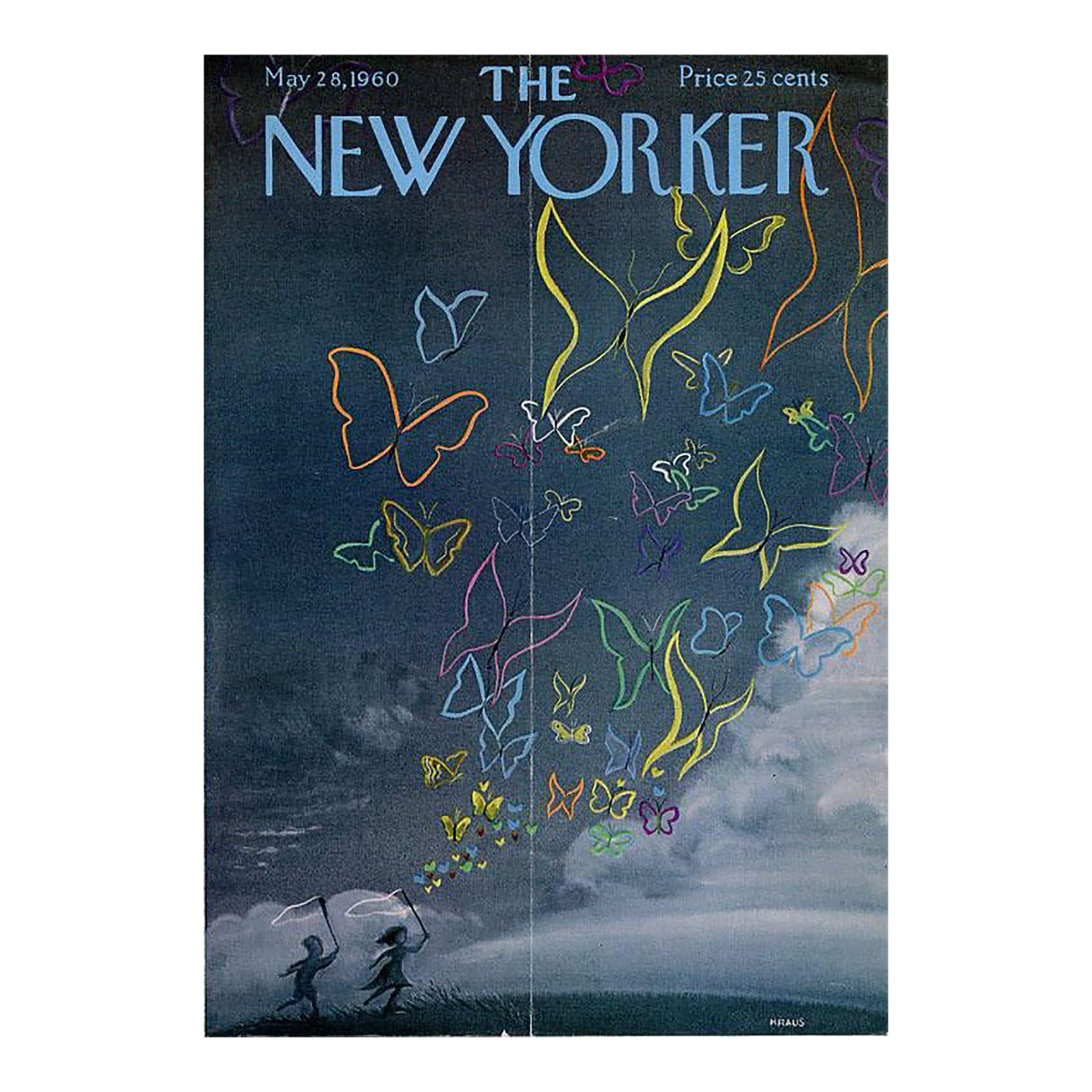 1960 Vintage New Yorker Cover, May28 (Robert Kraus), Original New ...
