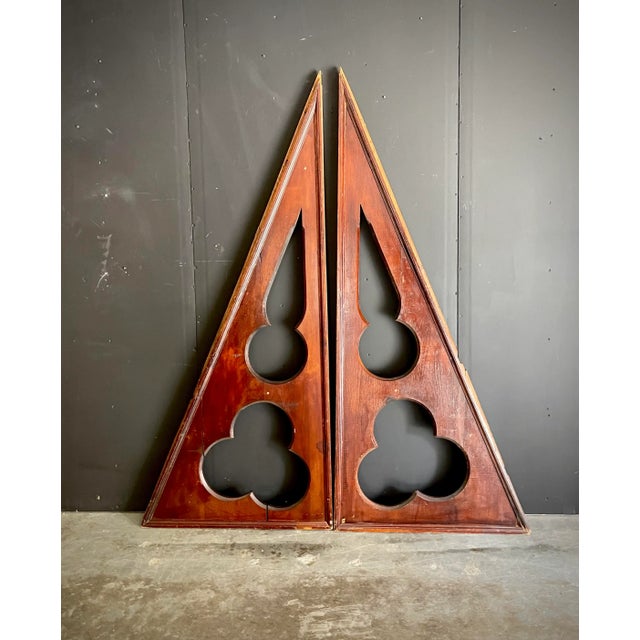 Early 20th Century Architectural Church Gable Corbels - Pair | Chairish