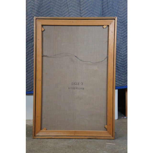 1964 Mid Century Floral Still Life Painting Oil on Canvas by Tiny ...