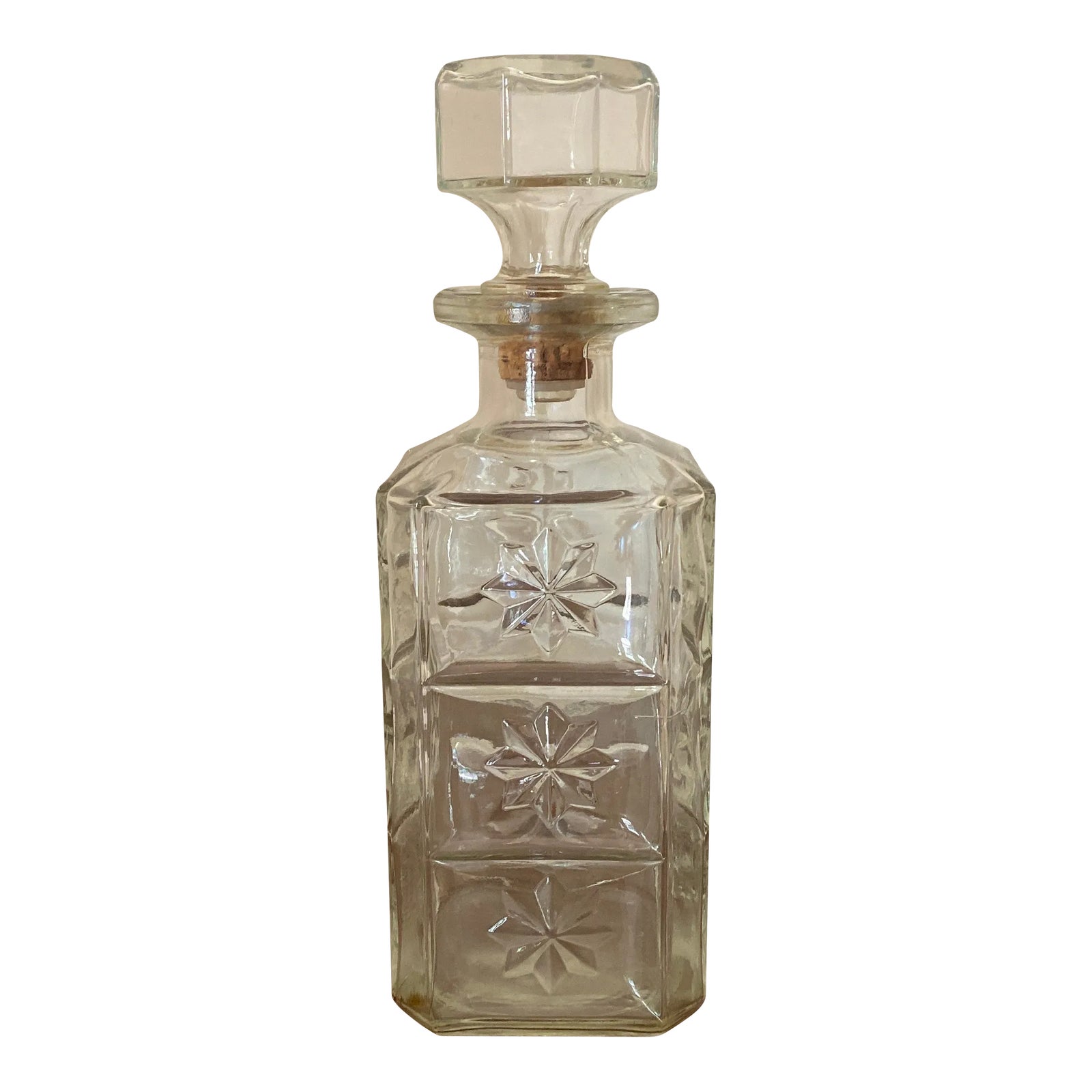 1970s Vintage Italian Lead Crystal Decanter | Chairish