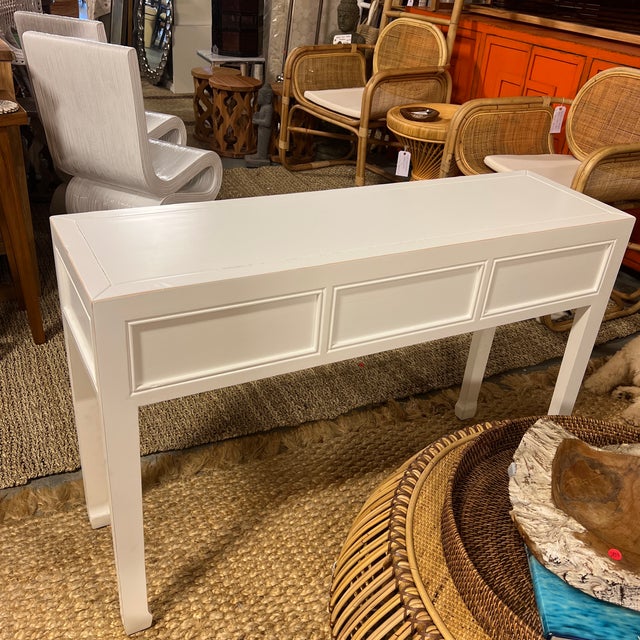 Asian Modern Ming Console Table | Chairish