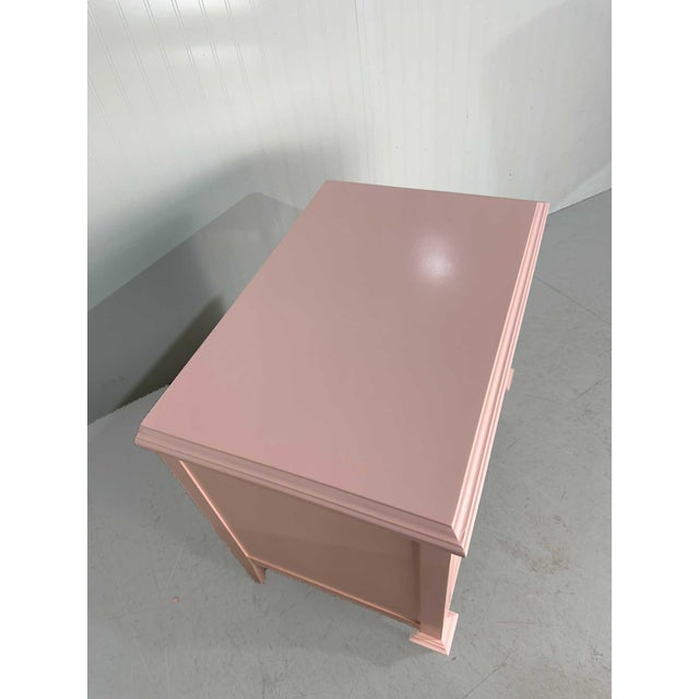 Mid Century Transitional Style Side Table Nightstand by Romweber in ...