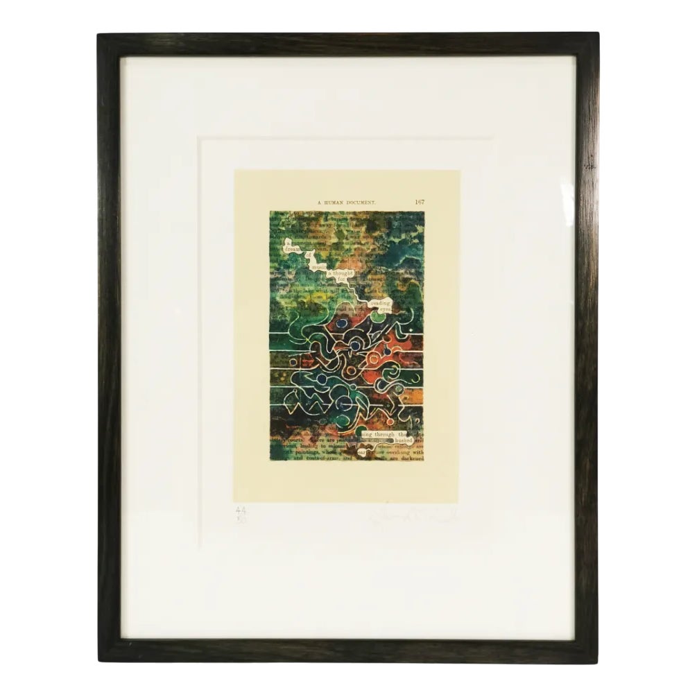 Tom Phillips, A Humument, 1970s, Lithograph | Chairish