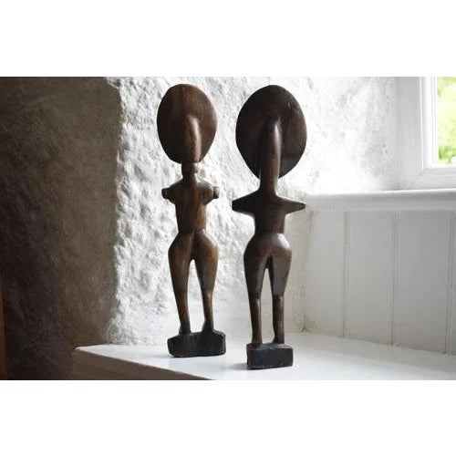 Large Akuaba Fertility Dolls from the Ashanti People of Ghana, Set of 2 ...