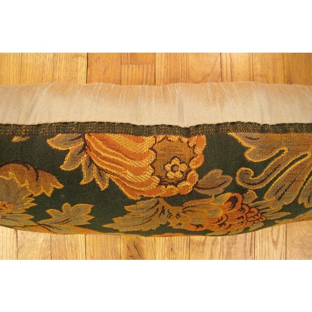 1910 Decorative Antique Jacquard Tapestry Pillows with Floral Elements ...