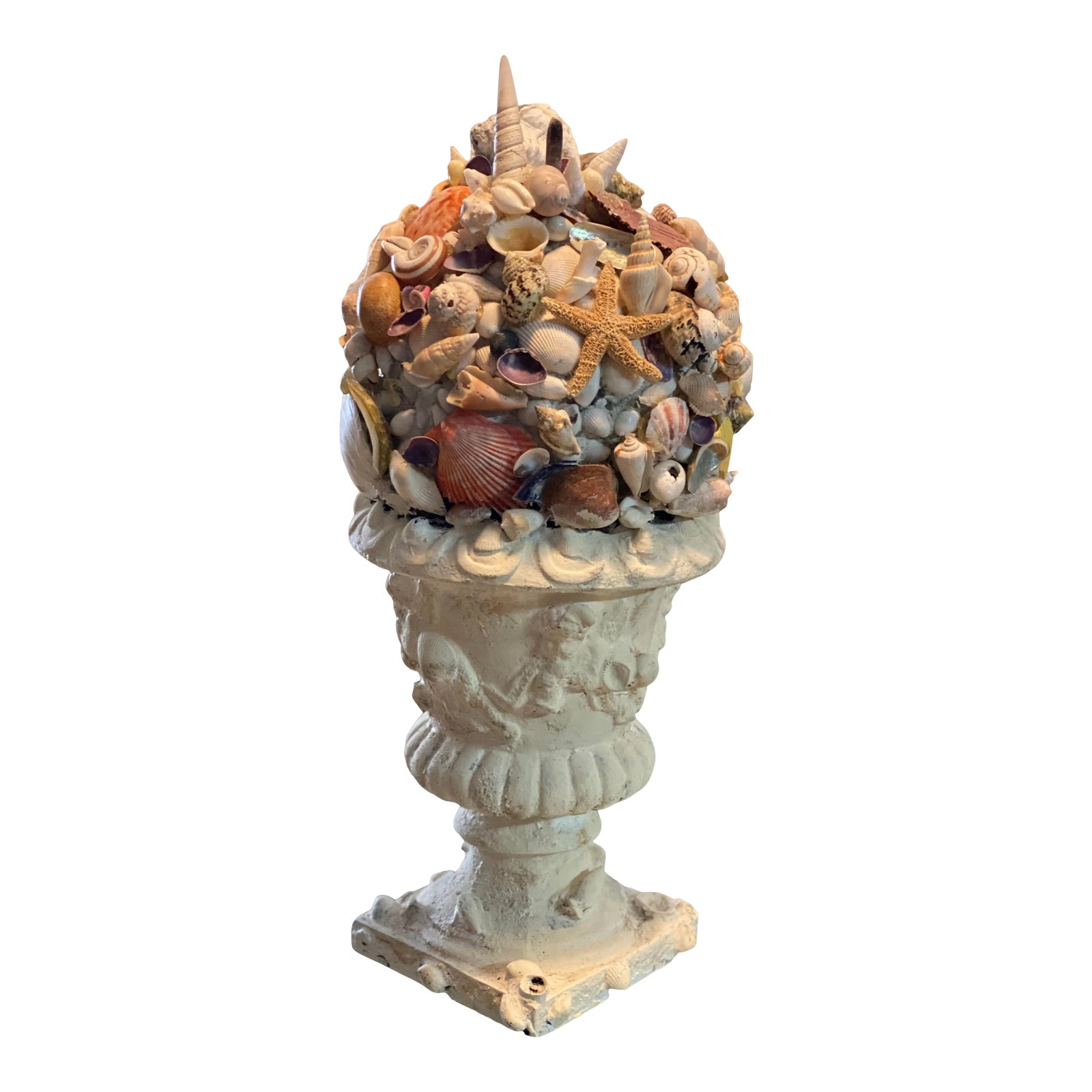Handmade Seashell Topiary | Chairish