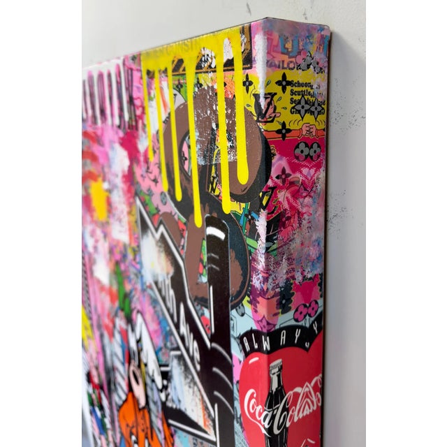 Pop Art Jozza "Lost in New York" Original Acrylic on Canvas, Signed ...