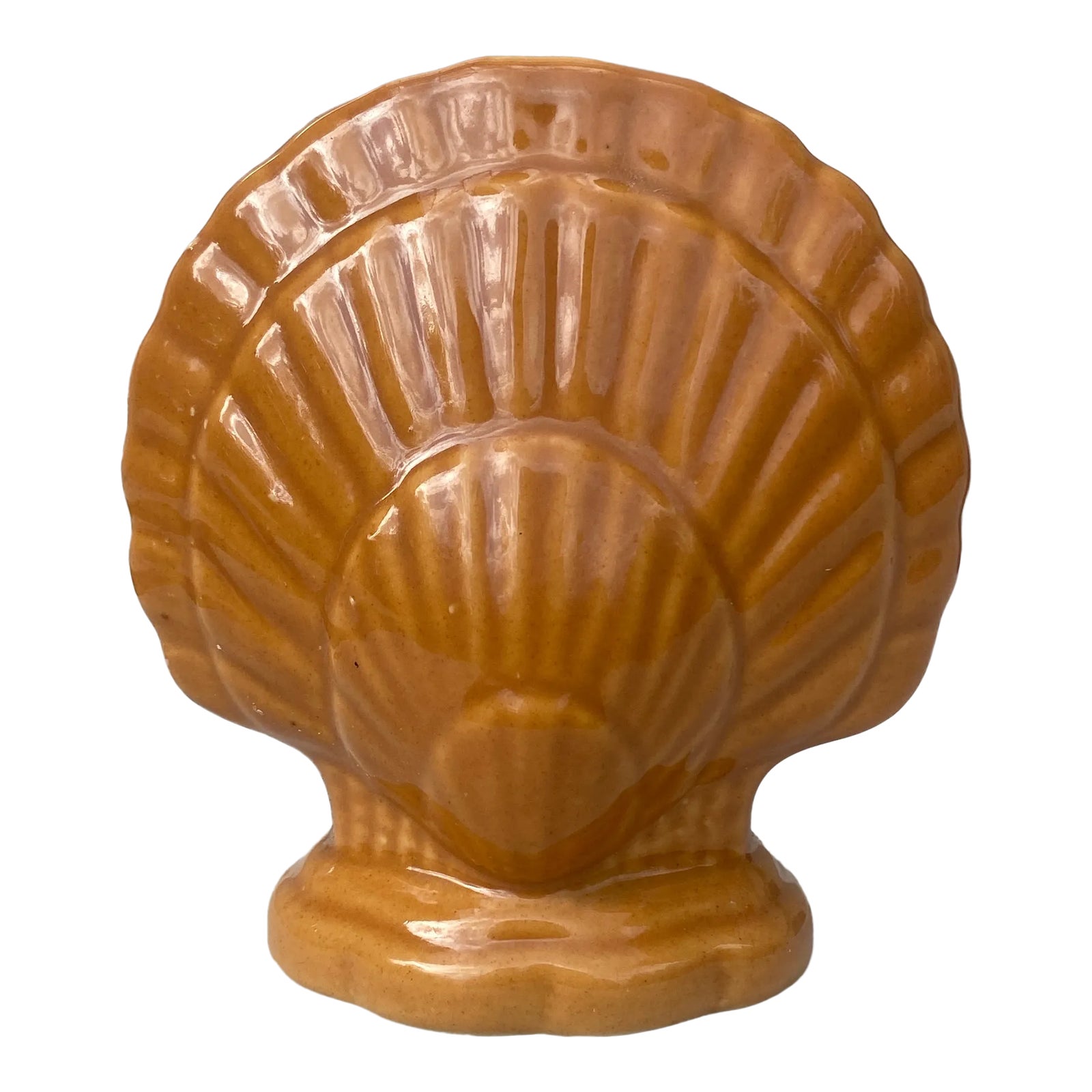 Majolica Shell Money Bank Box, Circa 1900 | Chairish