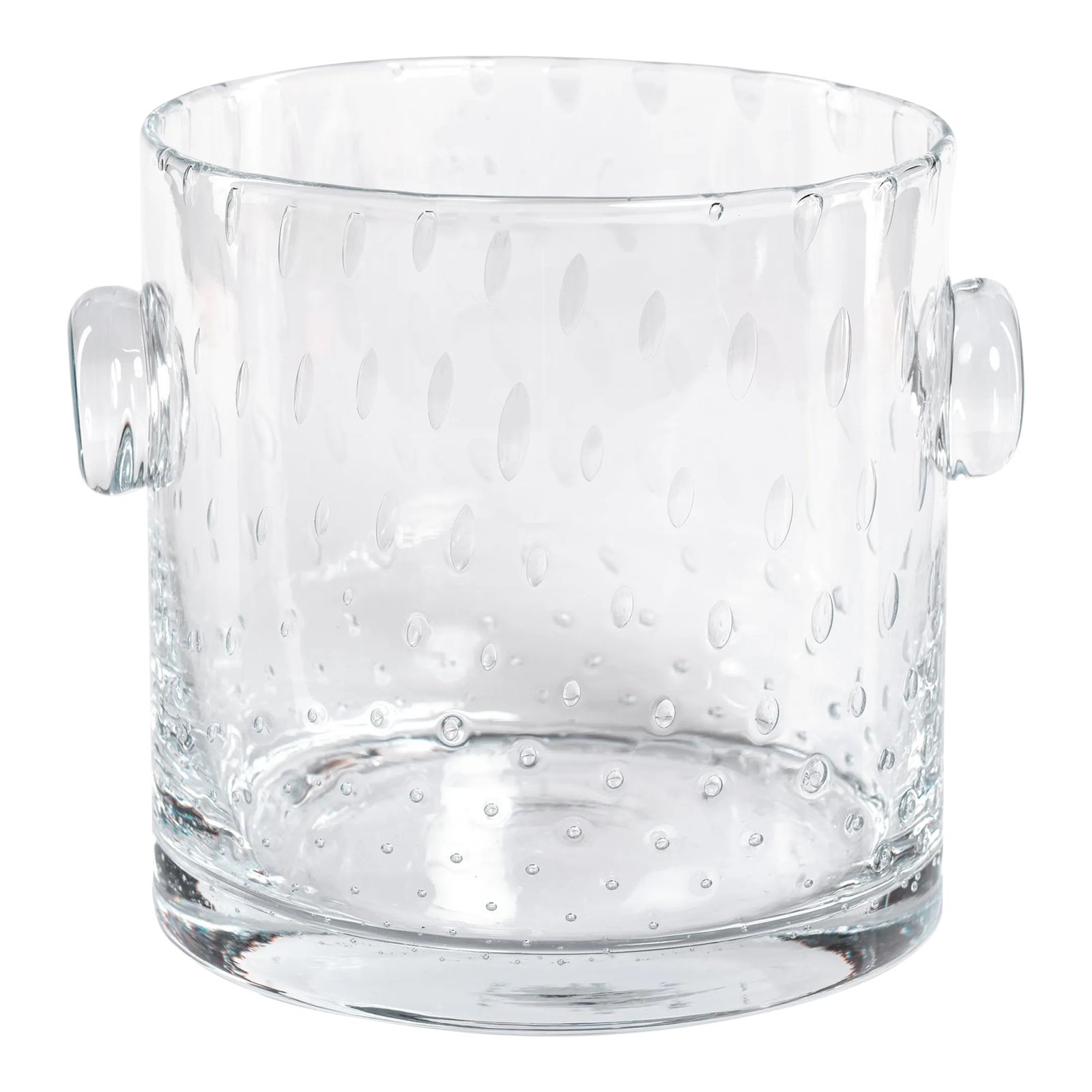 Lagoon Bubbled Glass Ice Bucket, Small | Chairish