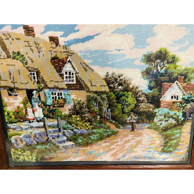 Antique European Needle Point Art | Chairish