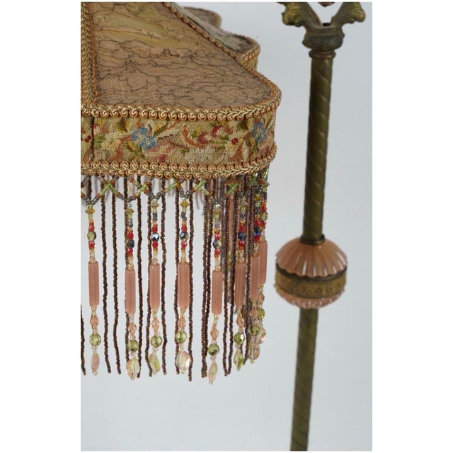 Late 19th Century Victorian Cast Iron Table Lamp | Chairish