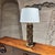 1970s Repurposed Table Lamp Wood and Brass | Chairish