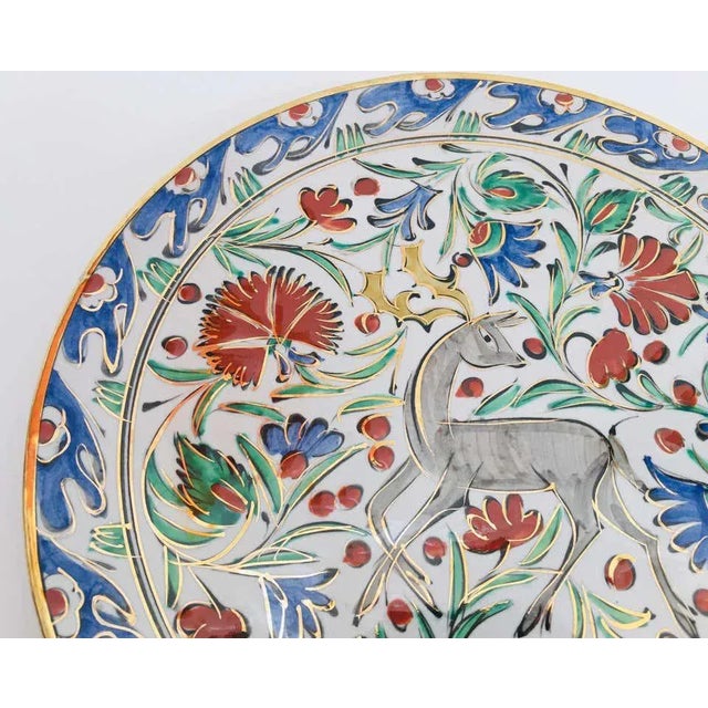 Karos Hand Painted Carnations and Tulips Decorative Plate Rhodes Greece ...