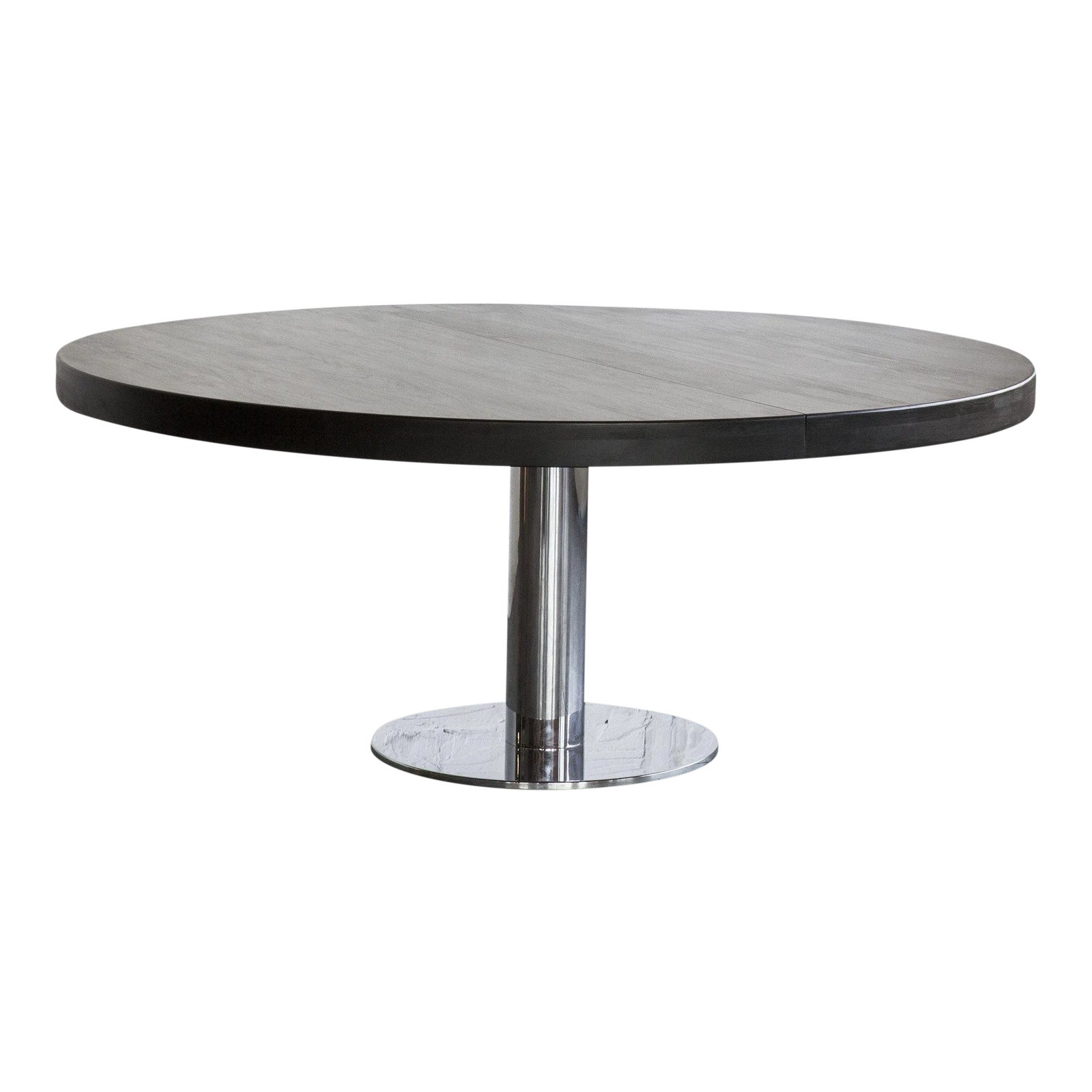 Ebonized Poplar With Knoll Base | Chairish