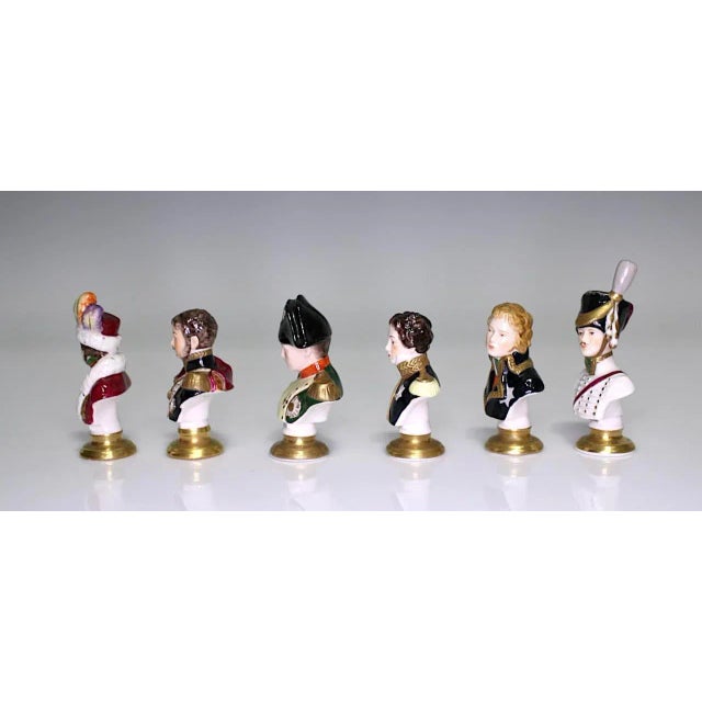 Miniature Porcelain Busts of Napoleon and His Generals by Rudolph ...