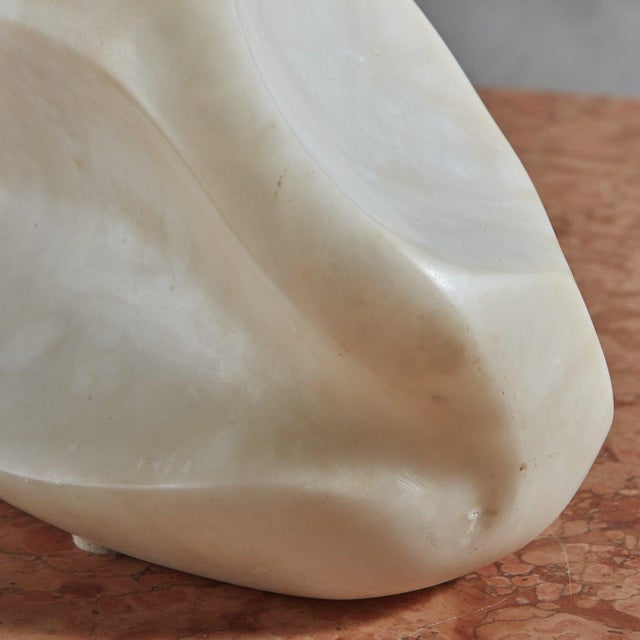 Abstract Alabaster Sculpture, 20th Century | Chairish