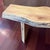 Live Edge Elegant Spalted Maple Wood Bench | Chairish