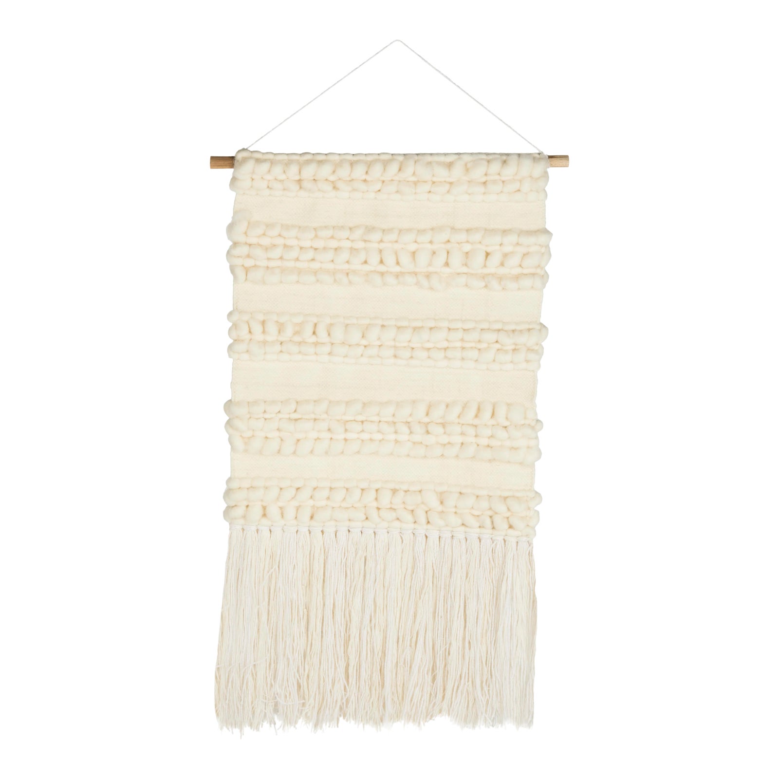 Woven Wall Art 101 in Ivory | Chairish