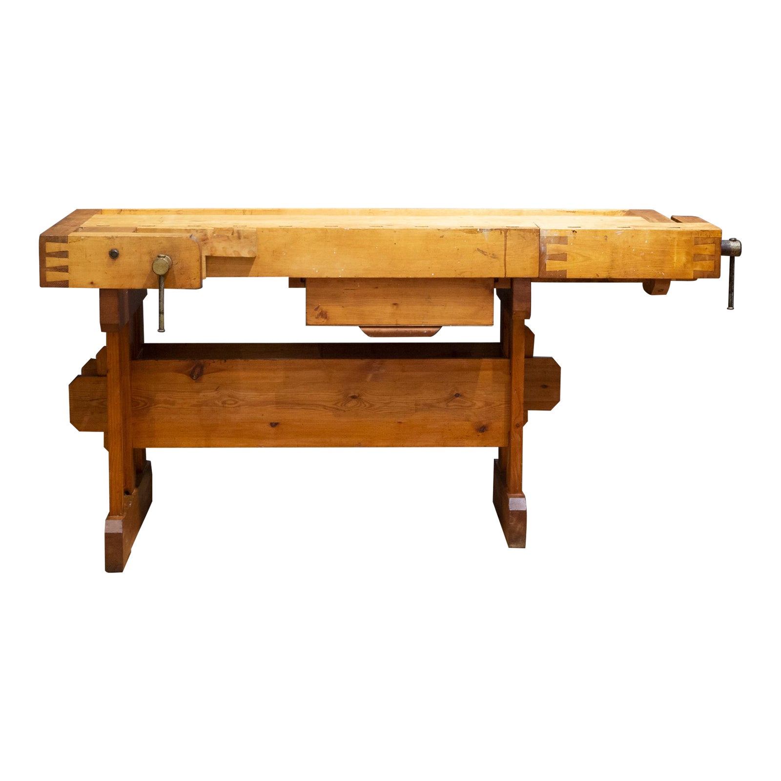 Mid-Century Maple Carpenter's Workbench C.1960-Made in Finland | Chairish